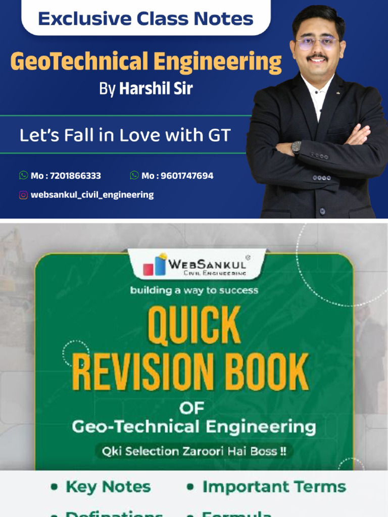 Geo Technical Engineering Ch. 1 & 2 by WebSankul | PDF