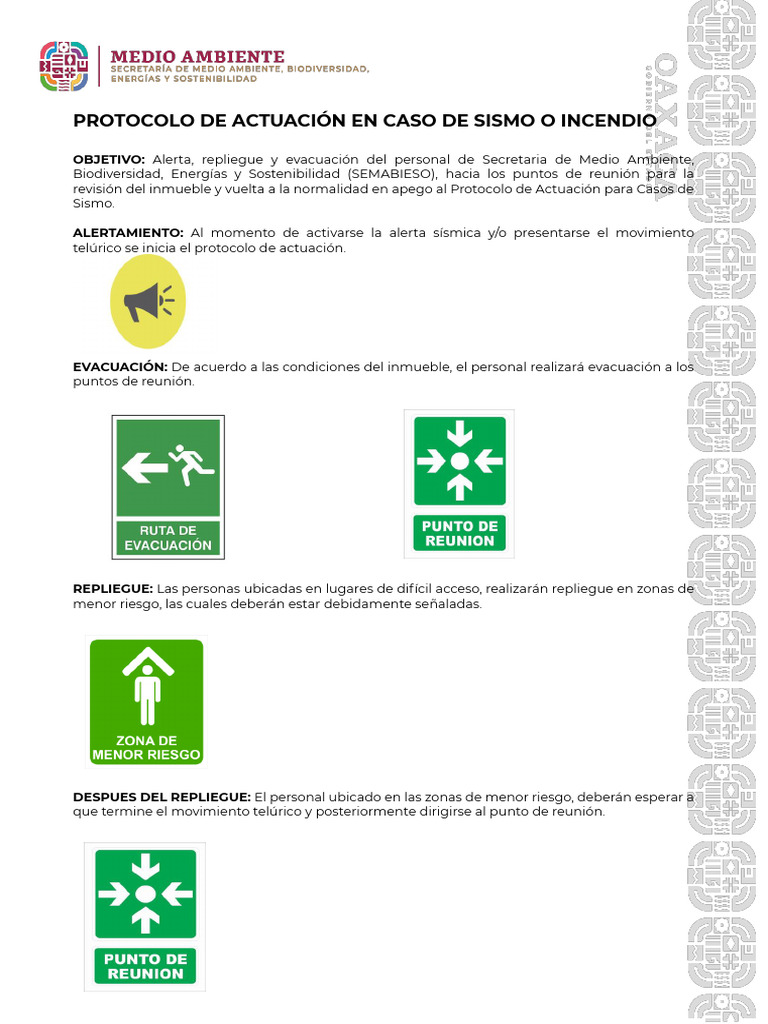 Protocolo Sismo ALERTA | PDF | Defensa Civil | Temblores