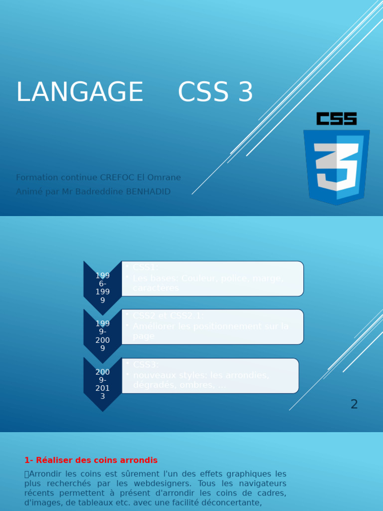 Cours CSS 3 | PDF
