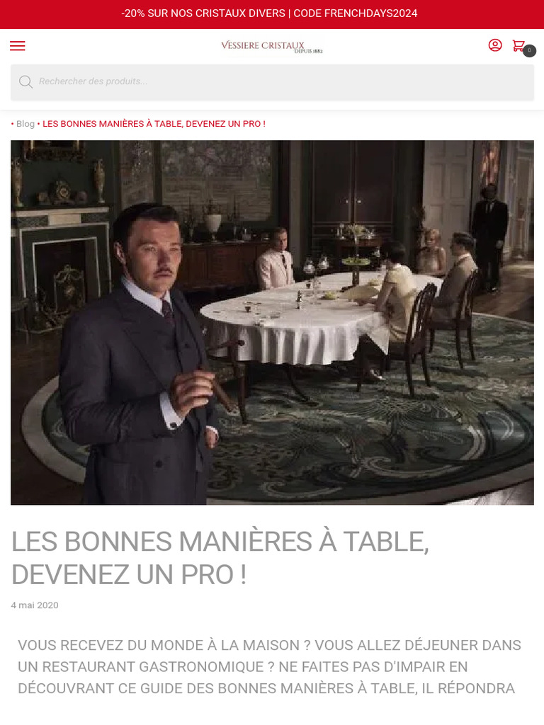 Blog - LES BONNES MANIÈRES À TABLE, DEVENEZ UN PRO ! - Guide Des Regles ...