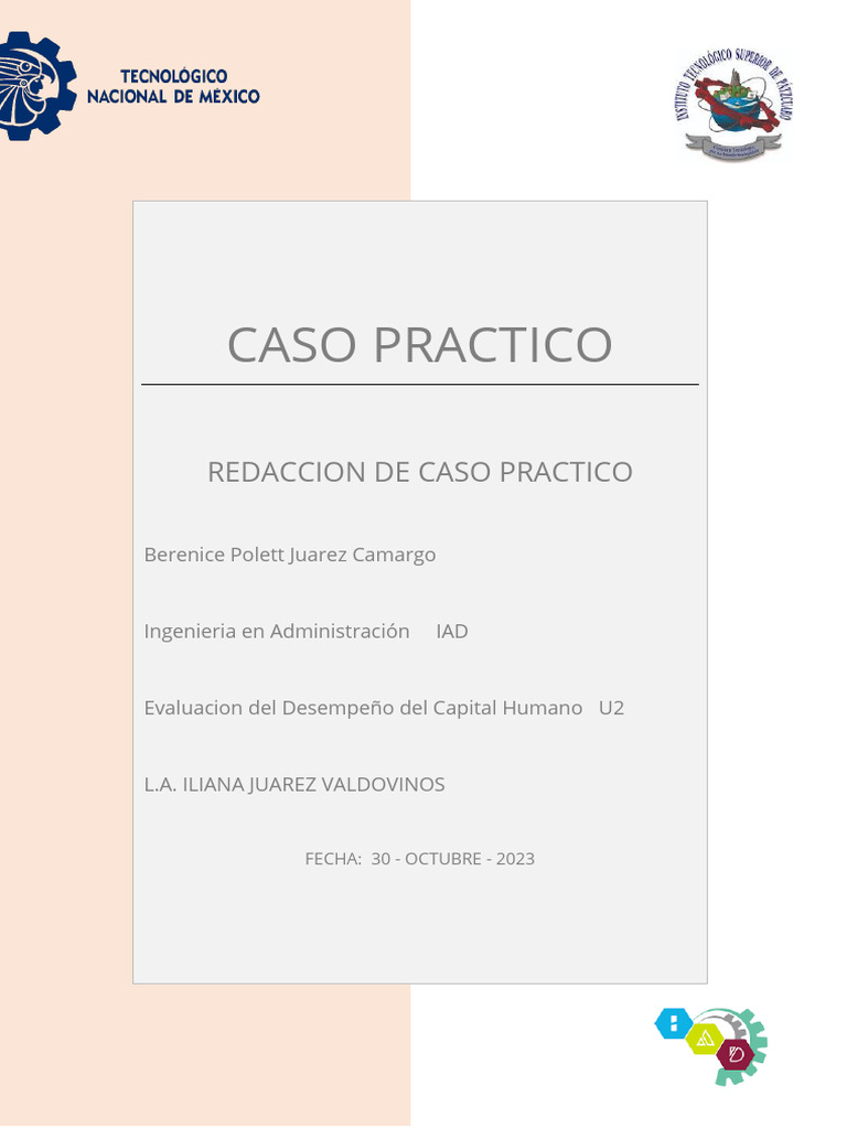 Caso Practico Redactado - U2 - JUAREZ CAMARGO BERENICE POLETT | PDF