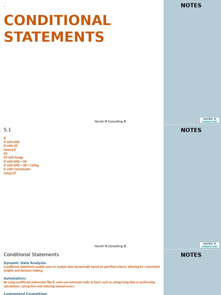 Slides - Conditional Statements | PDF