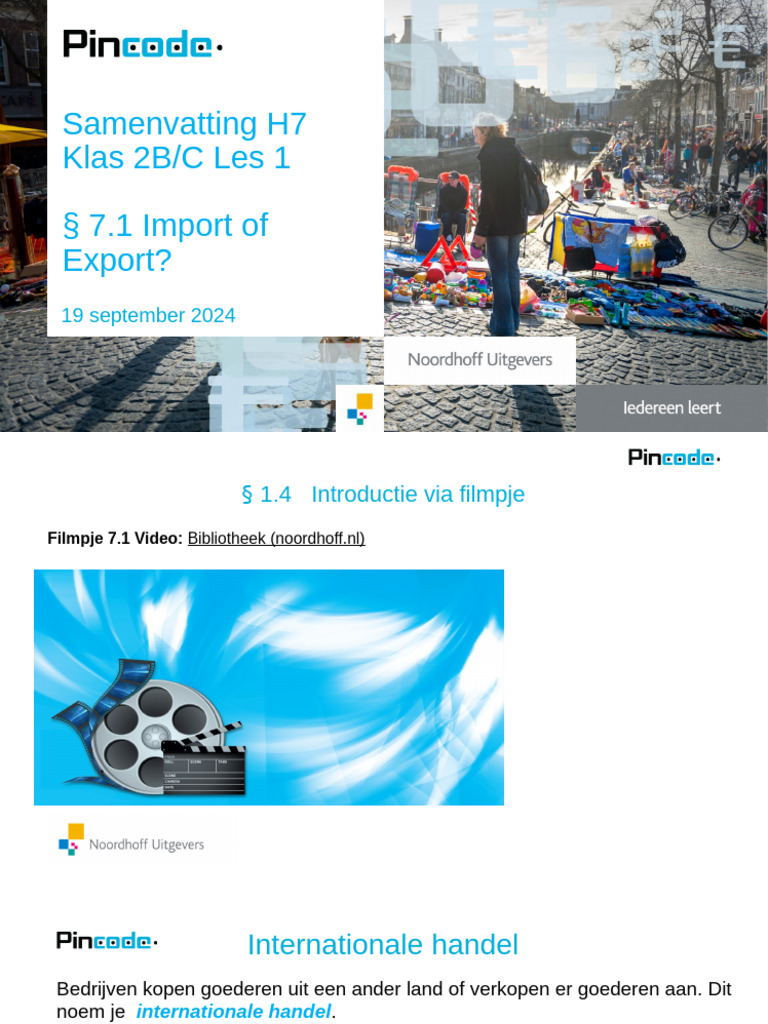 Samenvatting H7 Powerpoints | PDF