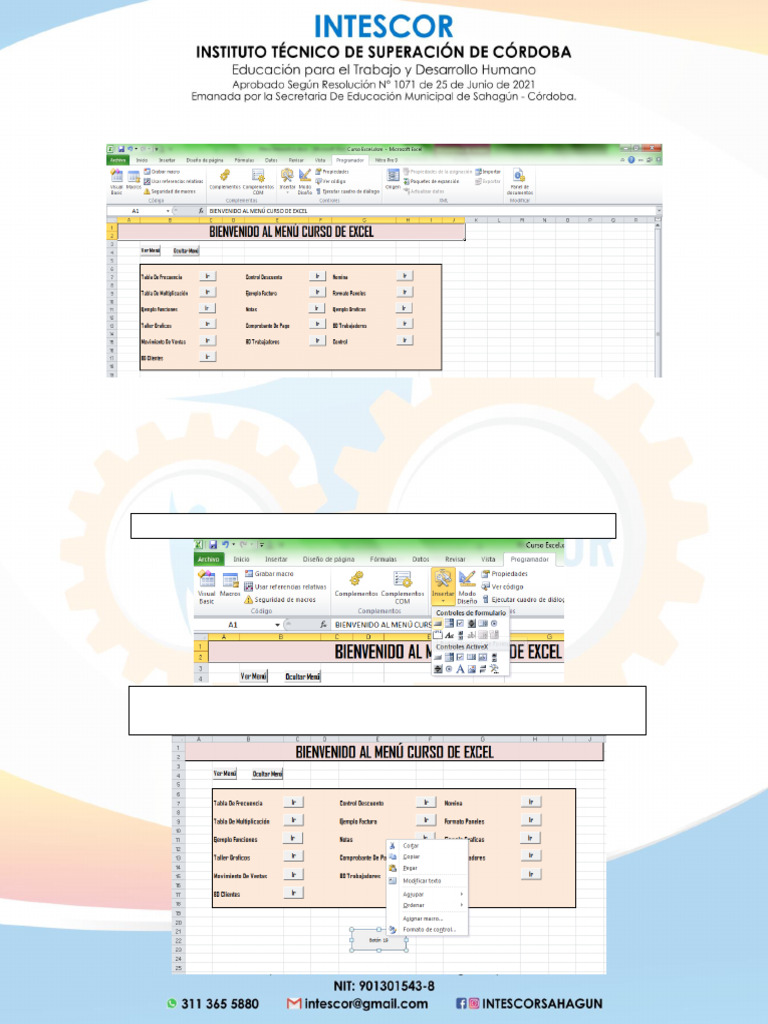 Menú Interactivo | PDF