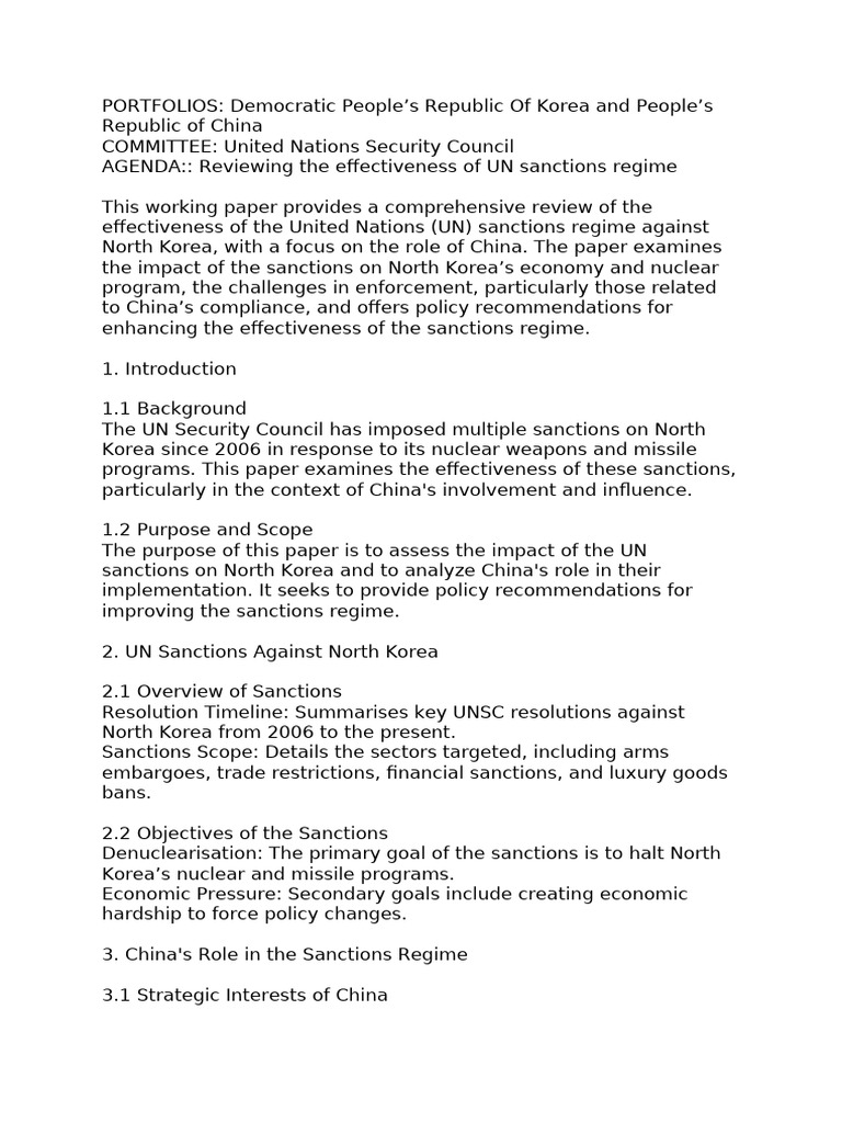 Working Paper DPRK and China 2 | PDF