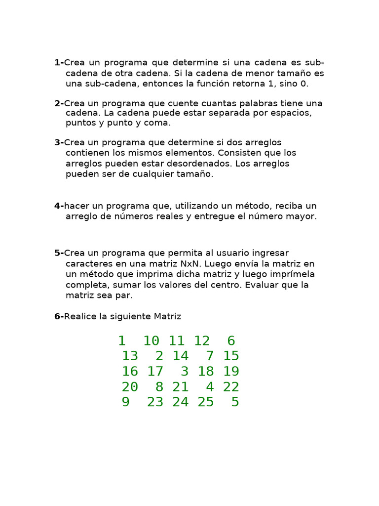 Ejercicios en Java 2024 1 | PDF