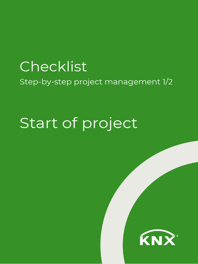 Checklists On Project Management - Start of Project | PDF