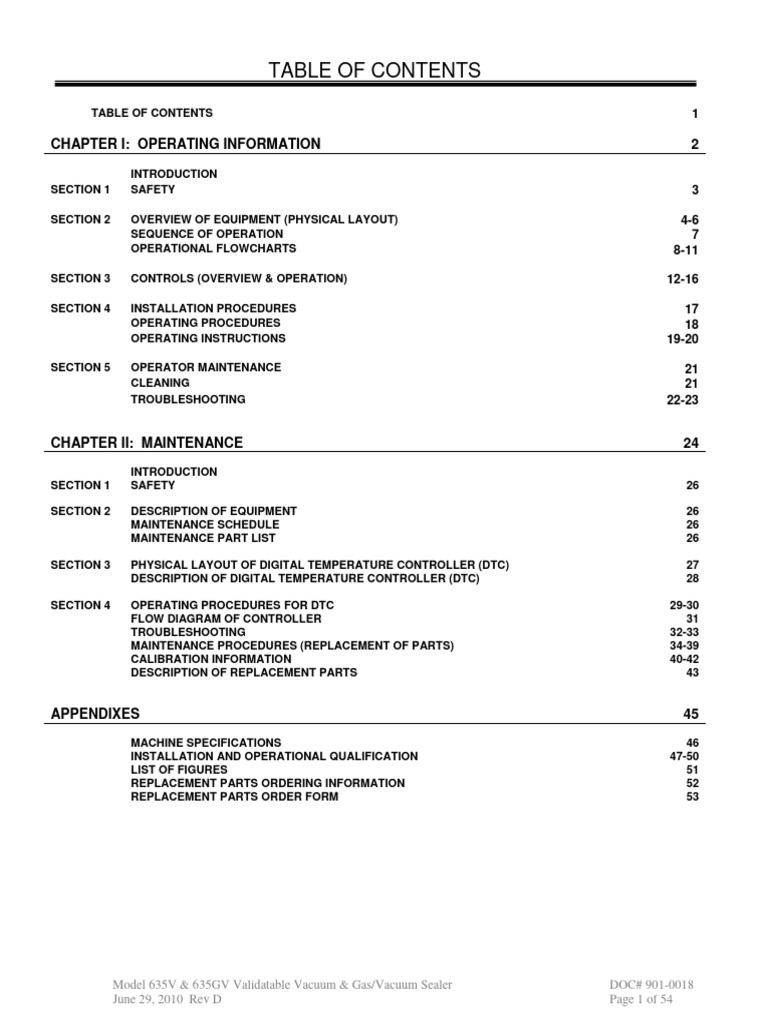 635V & GV Validatable 06-29-10 Rev D 901-0018 | PDF
