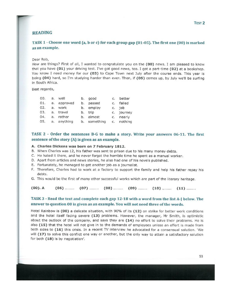 Test 2 Reading | PDF