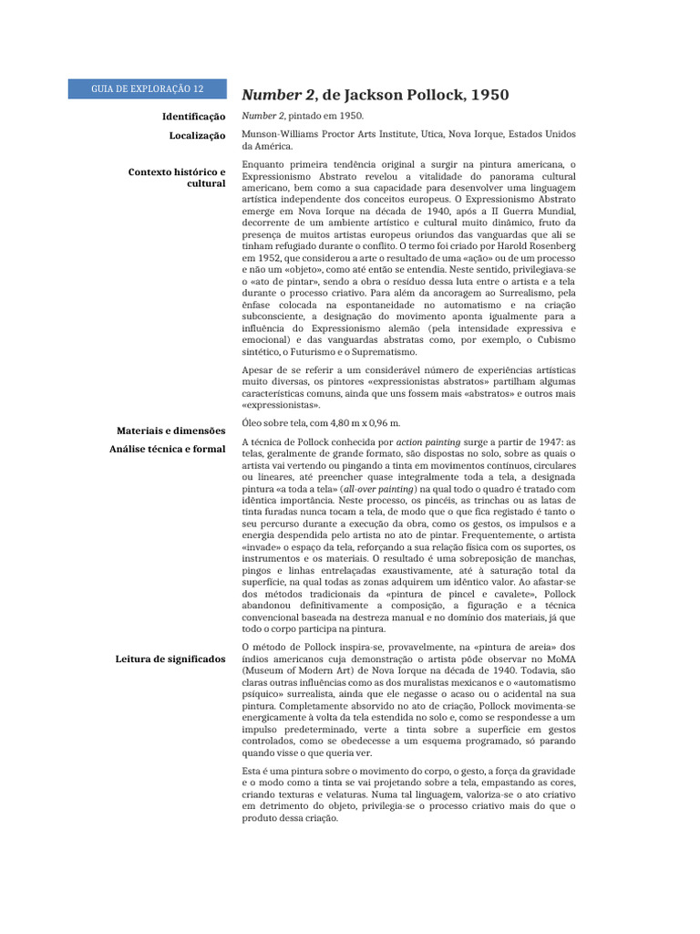 hca11_guiao_exploracao_12 pollock | PDF