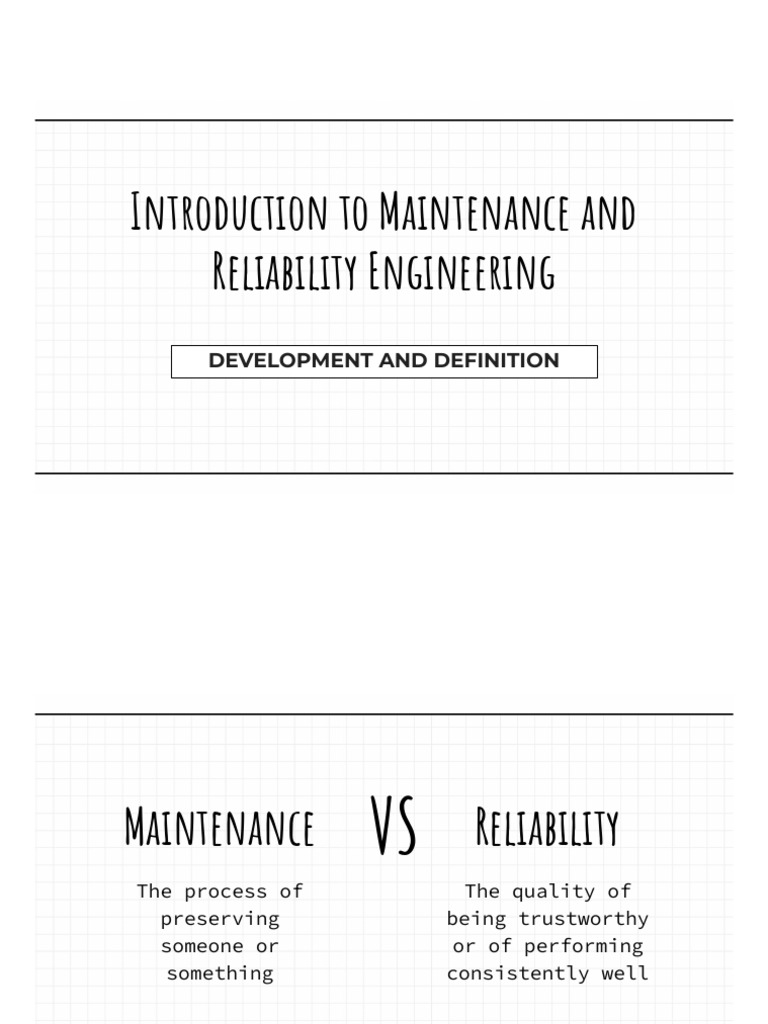1 - Introduction To Reliability | PDF | Reliability Engineering | Technology & Engineering