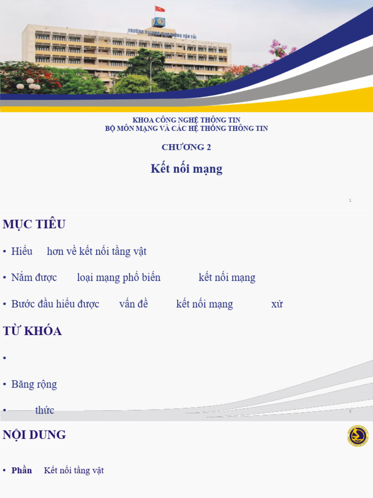 QTM - Ch2 - Kết nối mạng | PDF