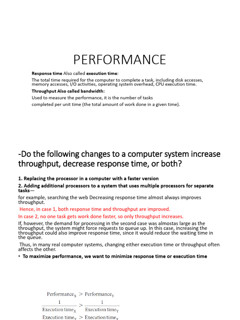 PERFORMANCE | PDF