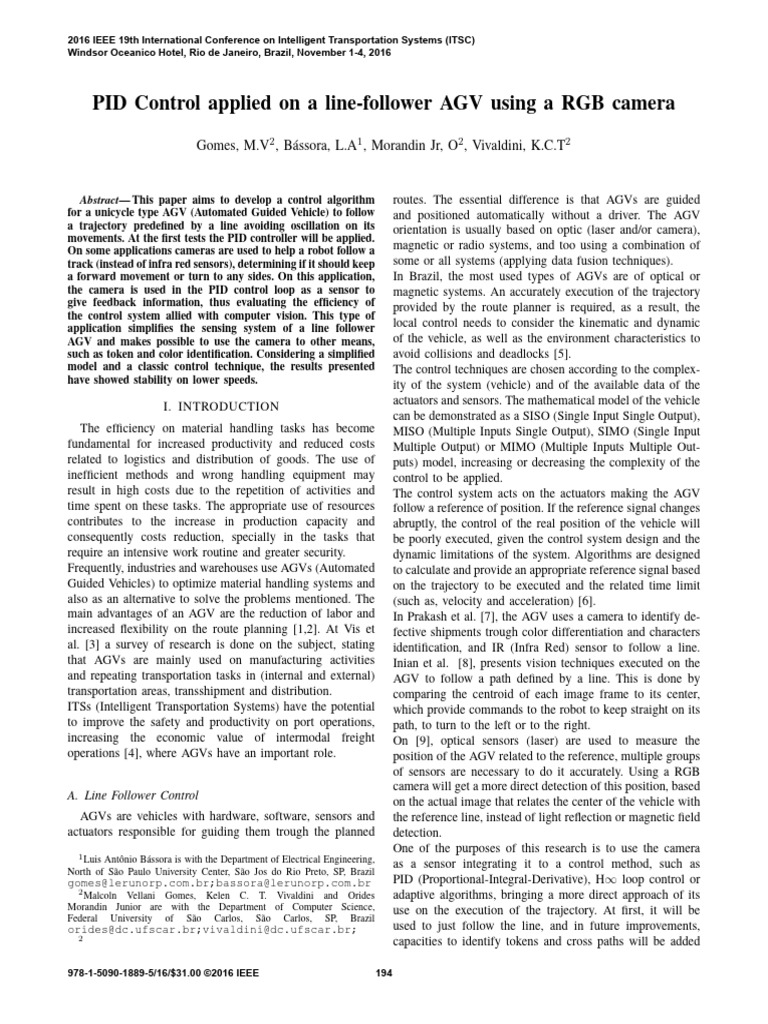 Itsc 2016 7795553 | PDF