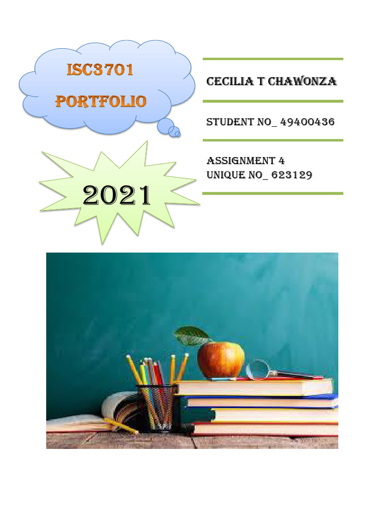 Isc3701 Assignment 4 2021 Portfolio | PDF Isc3701 Assignment 4 2021 Portfolio | PDF
