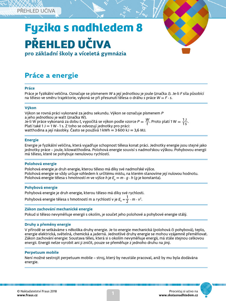 4-Fyzika 8PSSsNprehledweb | PDF