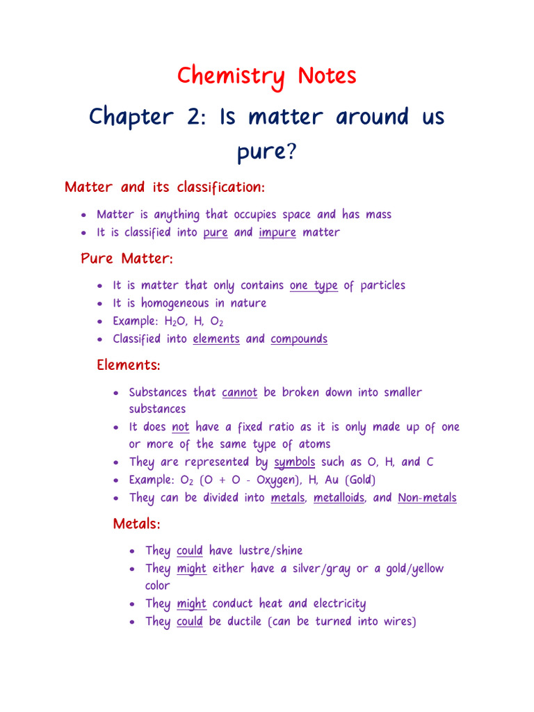 Chapter 2 Notes | PDF