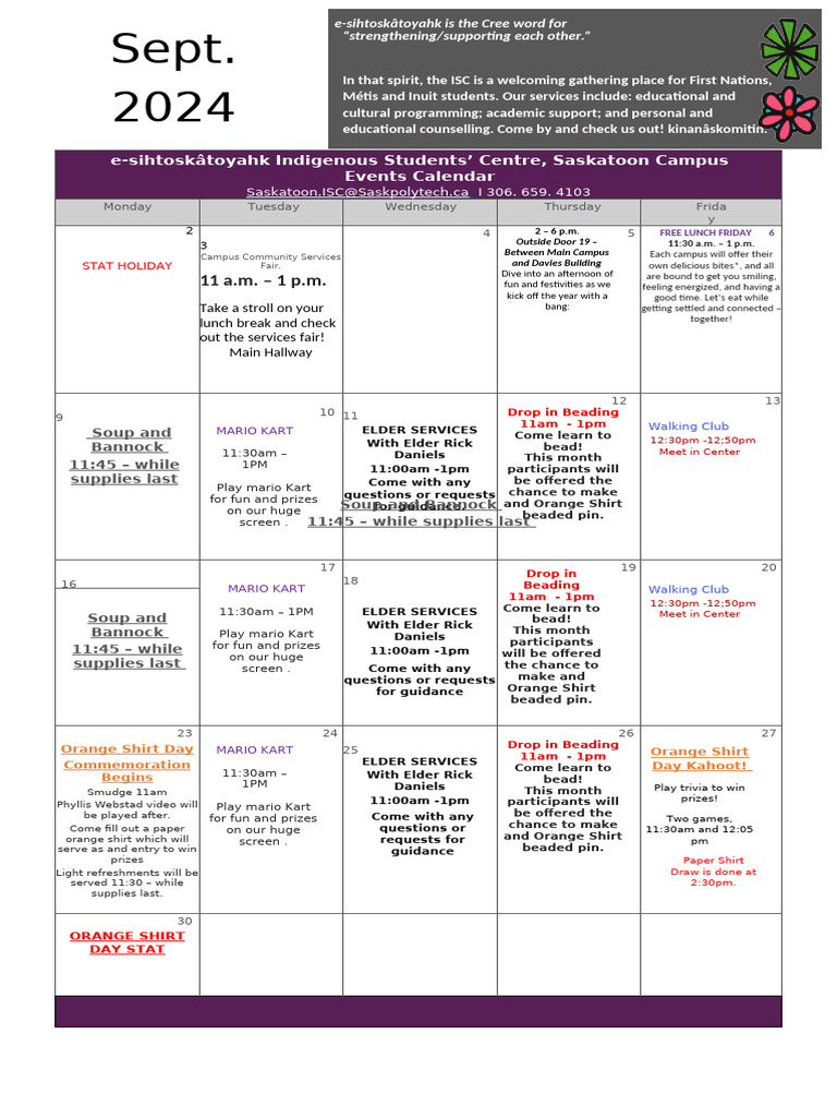 Sept 2024 Calendar | PDF