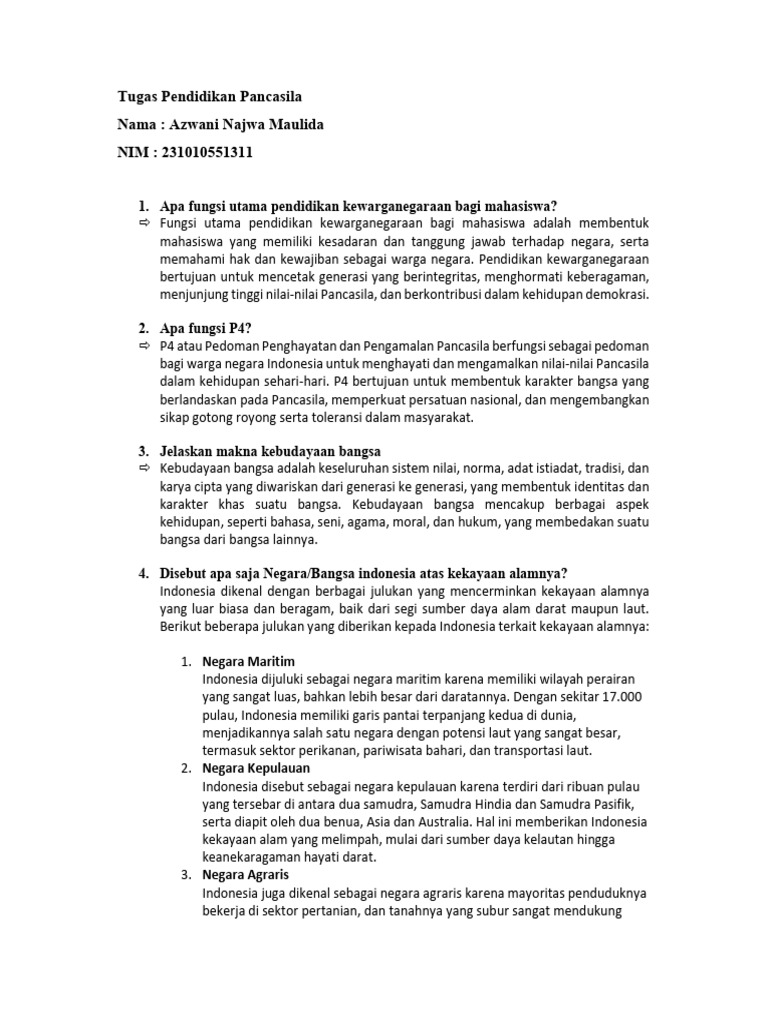 Azwani Najwa Maulida | PDF