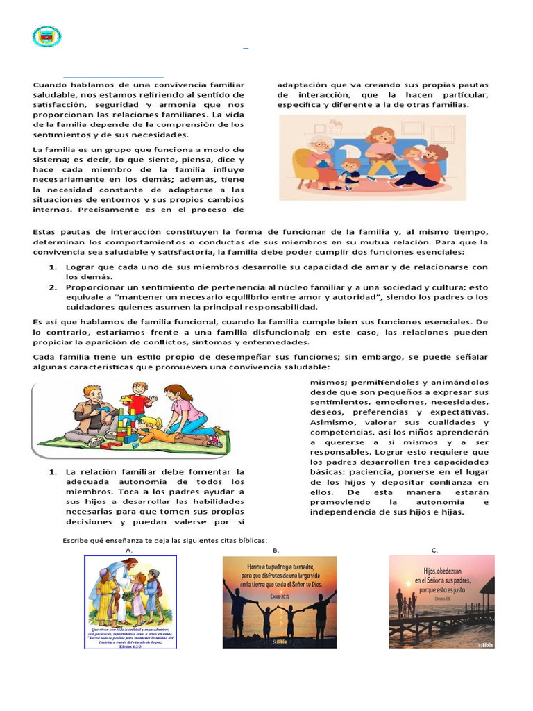 Rel Septimo Grado Periodo 3 Guia 1 | PDF