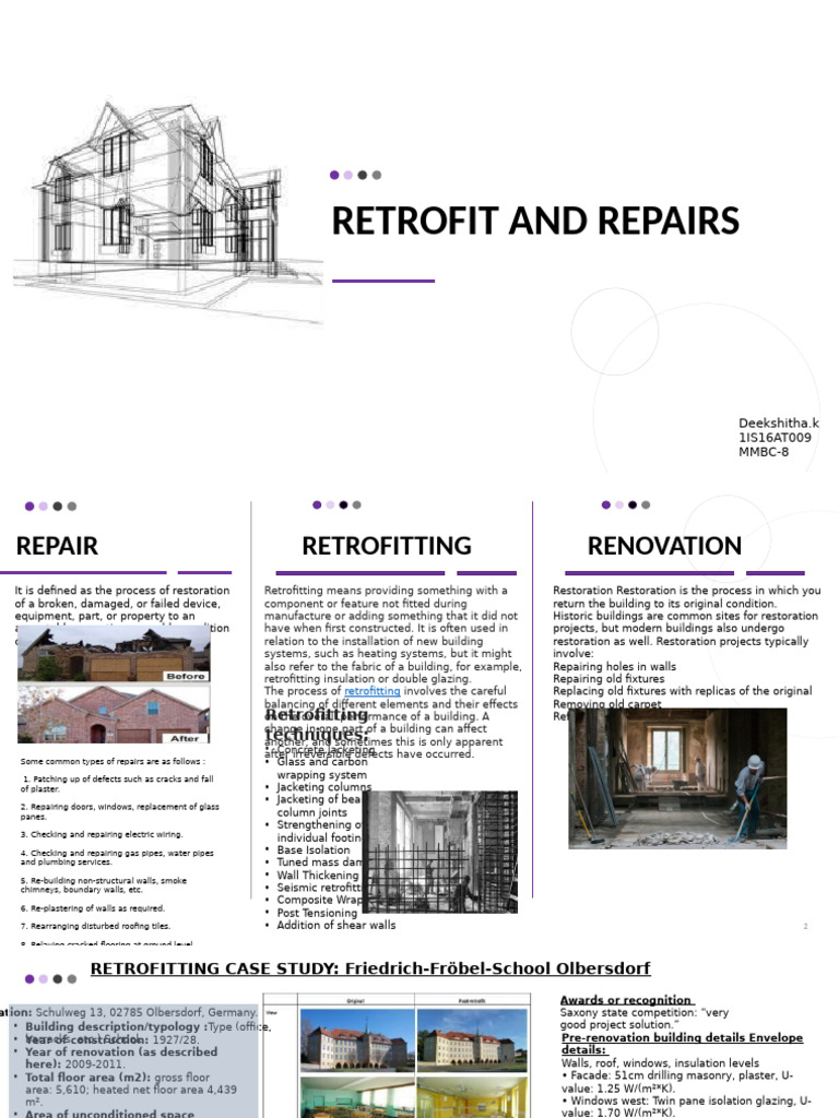 retrofit and repairs | PDF