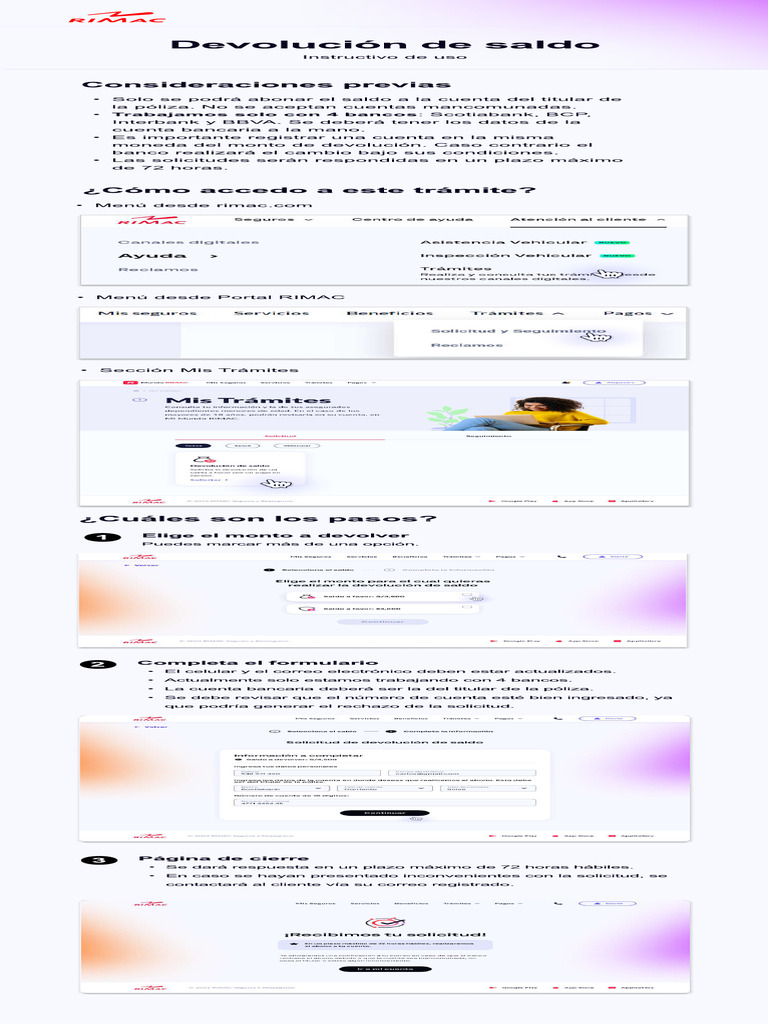 Instructivo Devolución de Saldo | PDF