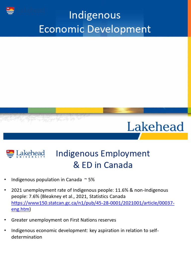 Indigenous Ec Dev | PDF