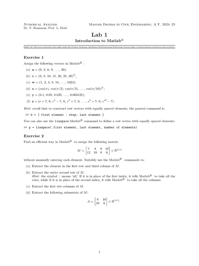 Lab Excercises | PDF