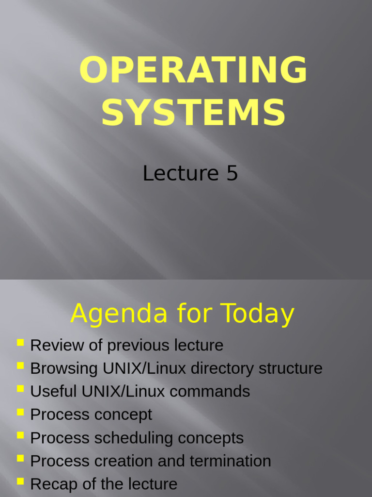Operating Systems 05 | PDF