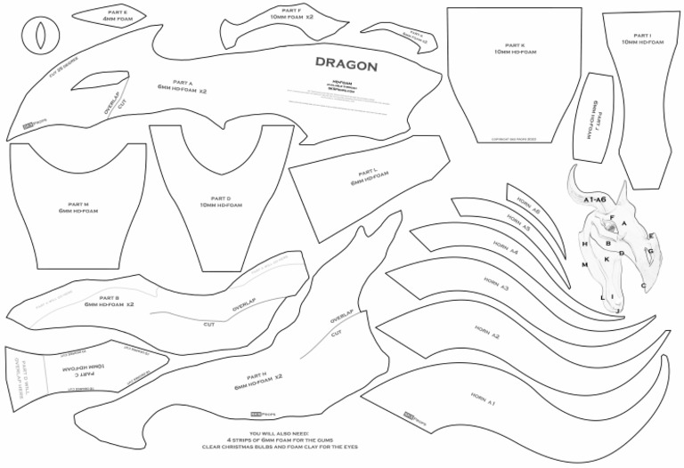 Dragon+Template+SKS+Props | PDF
