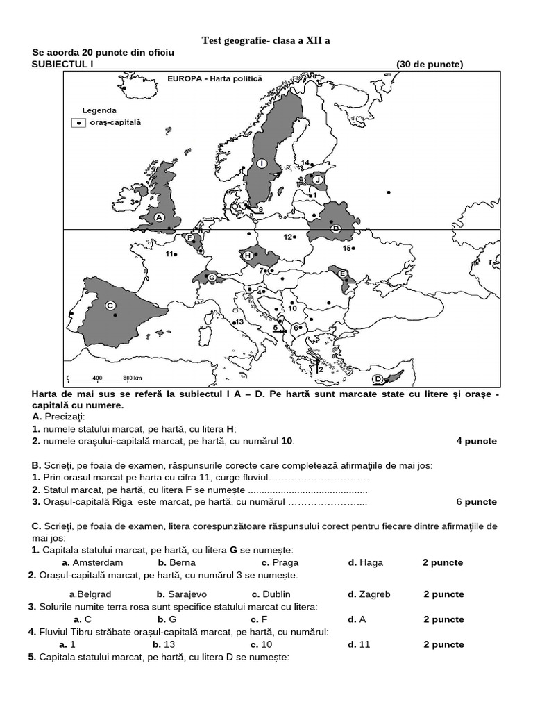 12H Simulare 2 | PDF