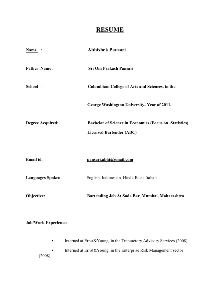 Abhishek Resume | PDF
