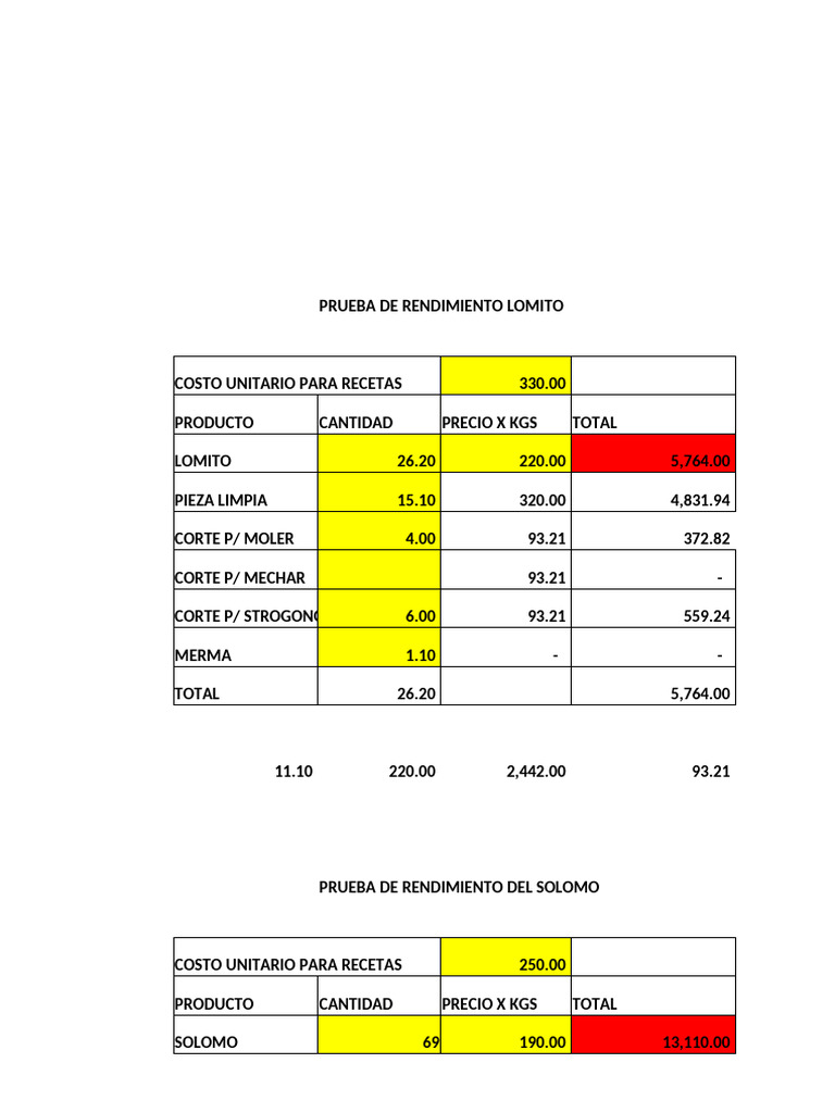 Pruebas de Rendimiento | PDF