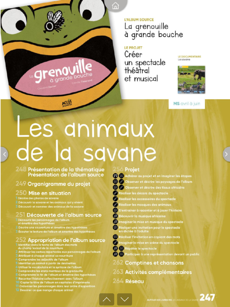 La Grenouille A Grande Bouche | PDF