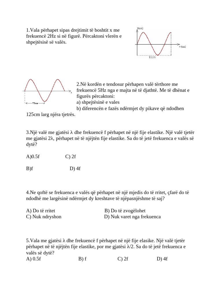 Ushtrime Valet | PDF