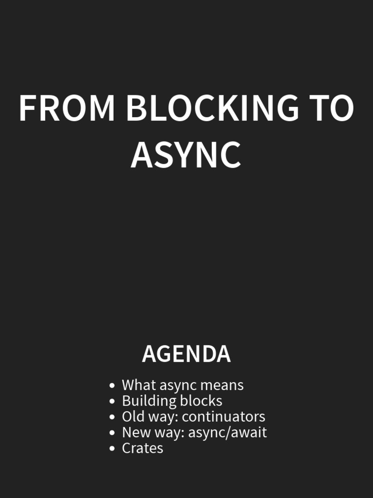 Async Rust | PDF