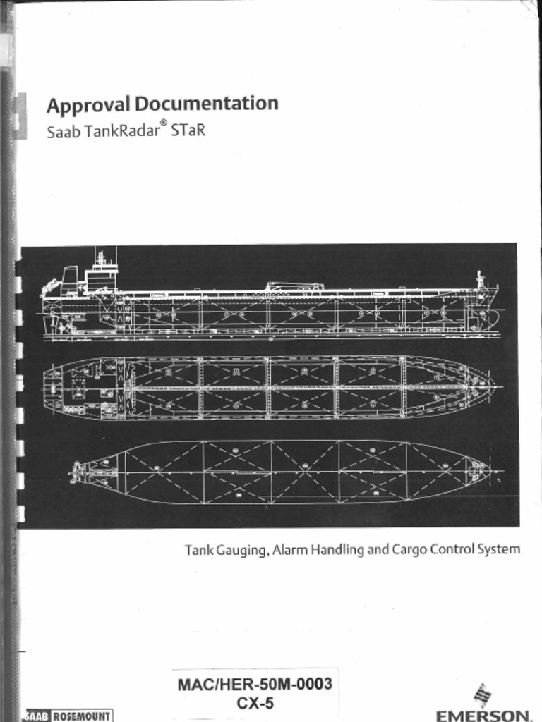 Saab TankRadar STaR - Approval Documentation | PDF