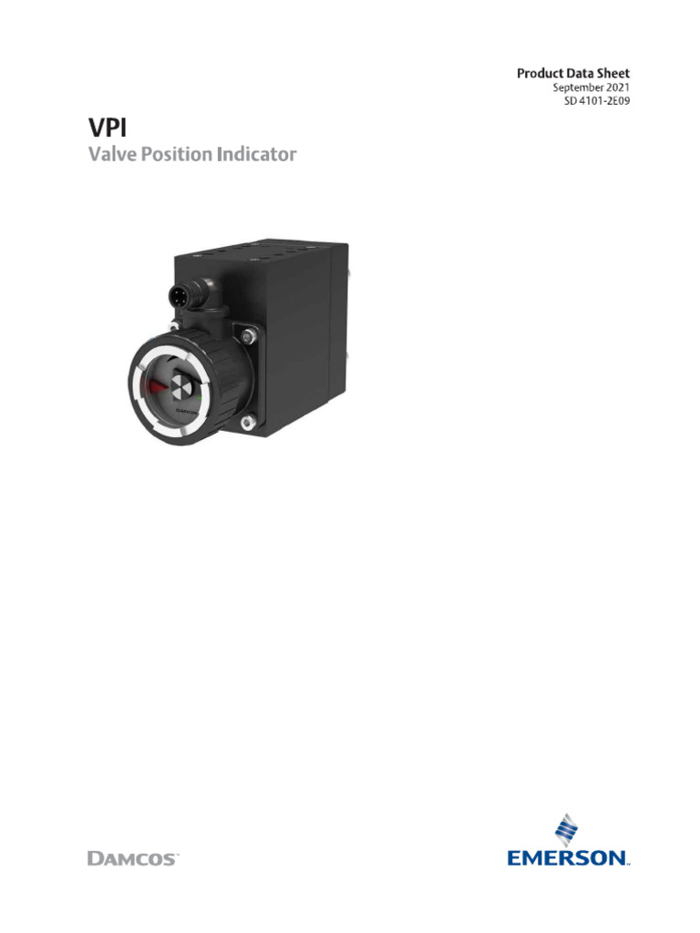 Vpi Valve Position Indicator Pdf