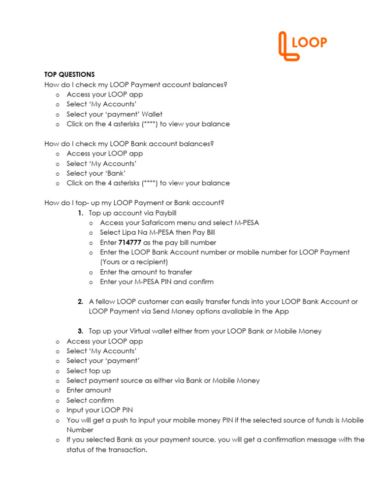 Managing Your LOOP Account Effectively | PDF | Qr Code | Career & Growth