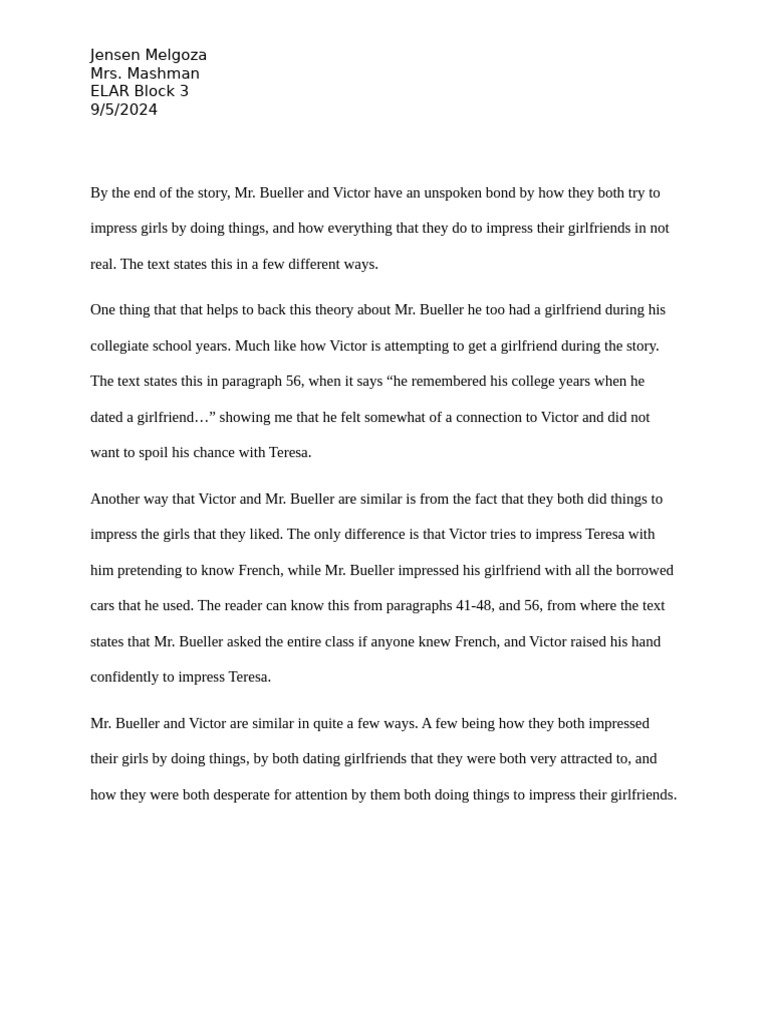 7th Grade ECR | PDF
