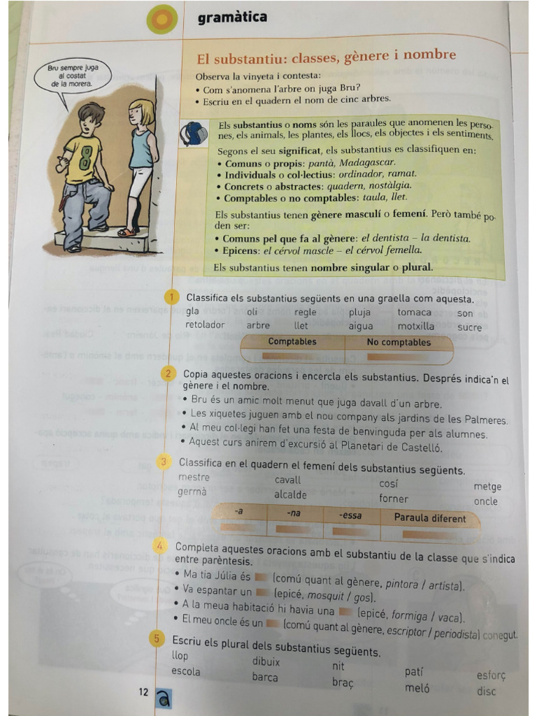 Subst, Adj, Det, Pronom, Accen I Acce Diacritica | PDF