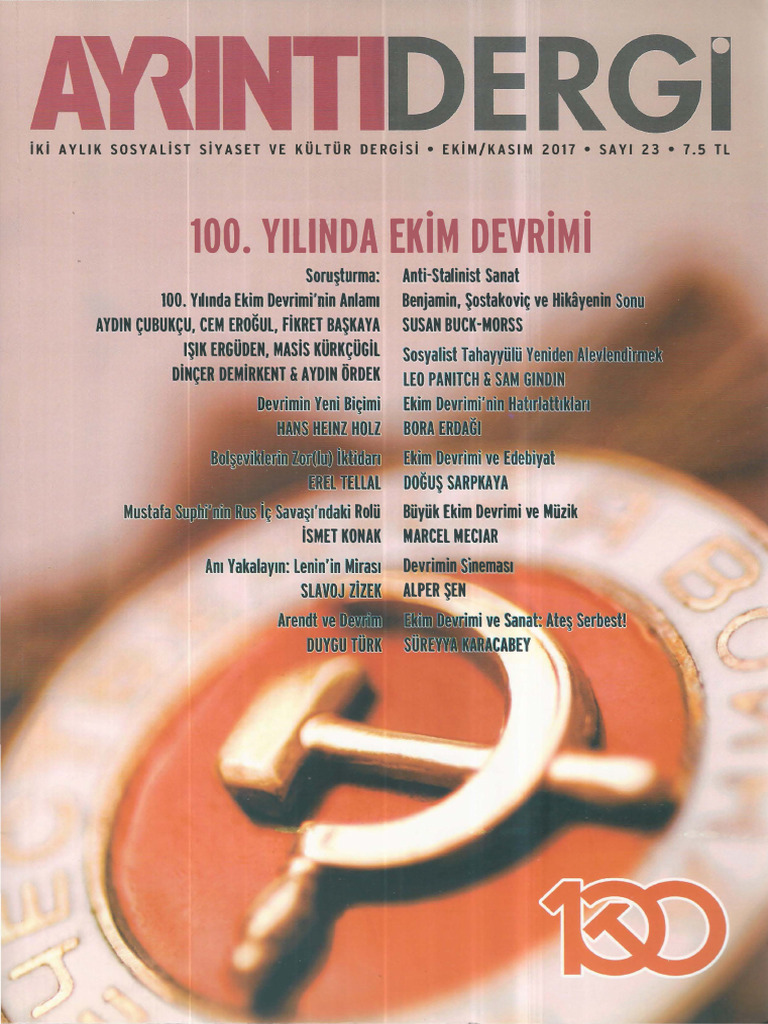 Ayrıntı Dergi Sayı 023 Ekim-Kasım 2018 | PDF