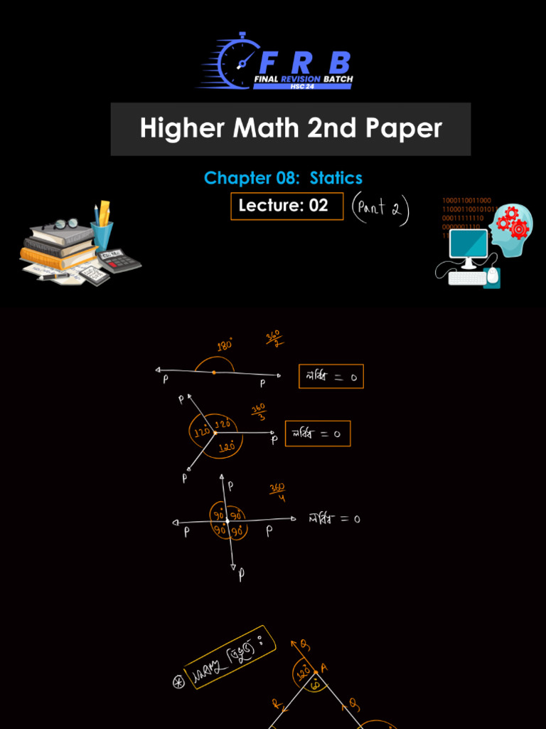 Statics Lec 2 (Part 2) FRB 24 | PDF