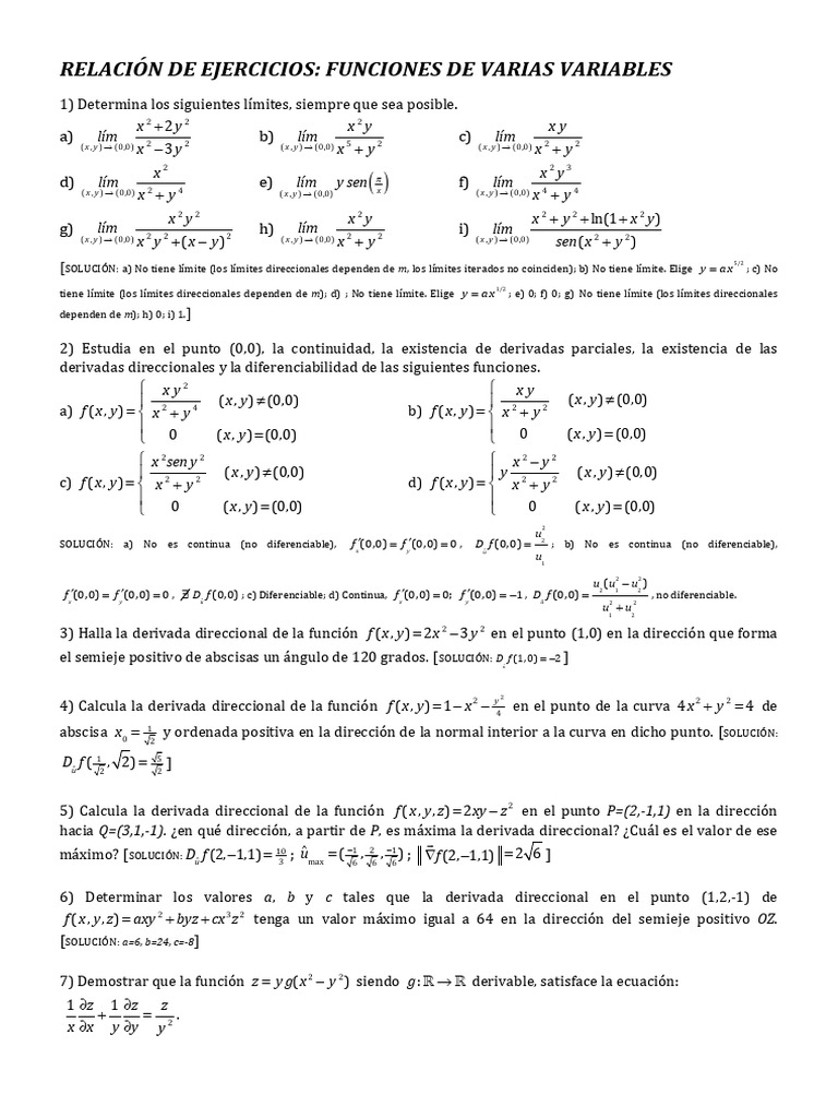 Relación de Ejercicios 2 | PDF
