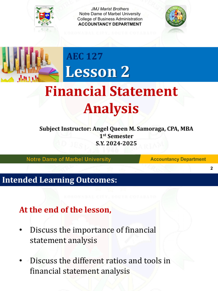 AEC+127 L2 Financial+Statement+Analysis+Revised+ (Autosaved) | PDF