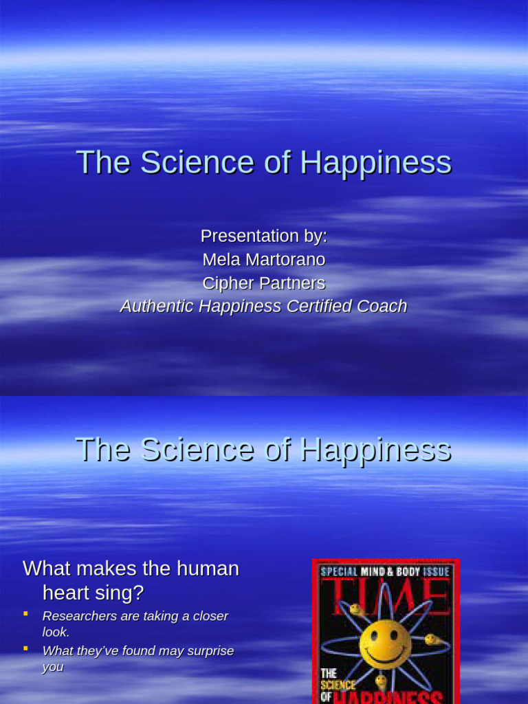 The Science of Happiness - Long | PDF | Virtue | Wellness