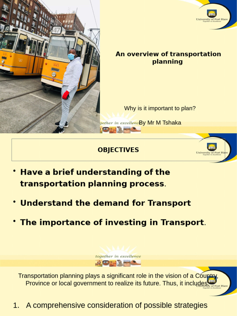 Transport Planning | PDF