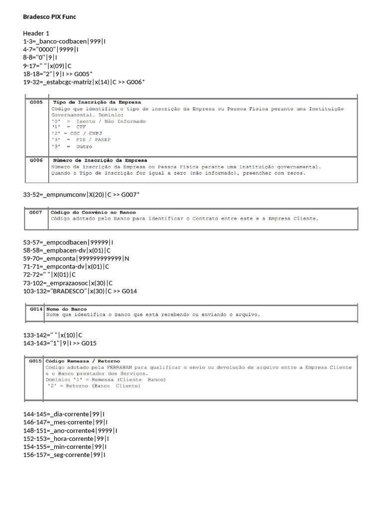 Bradesco PIX Func | PDF