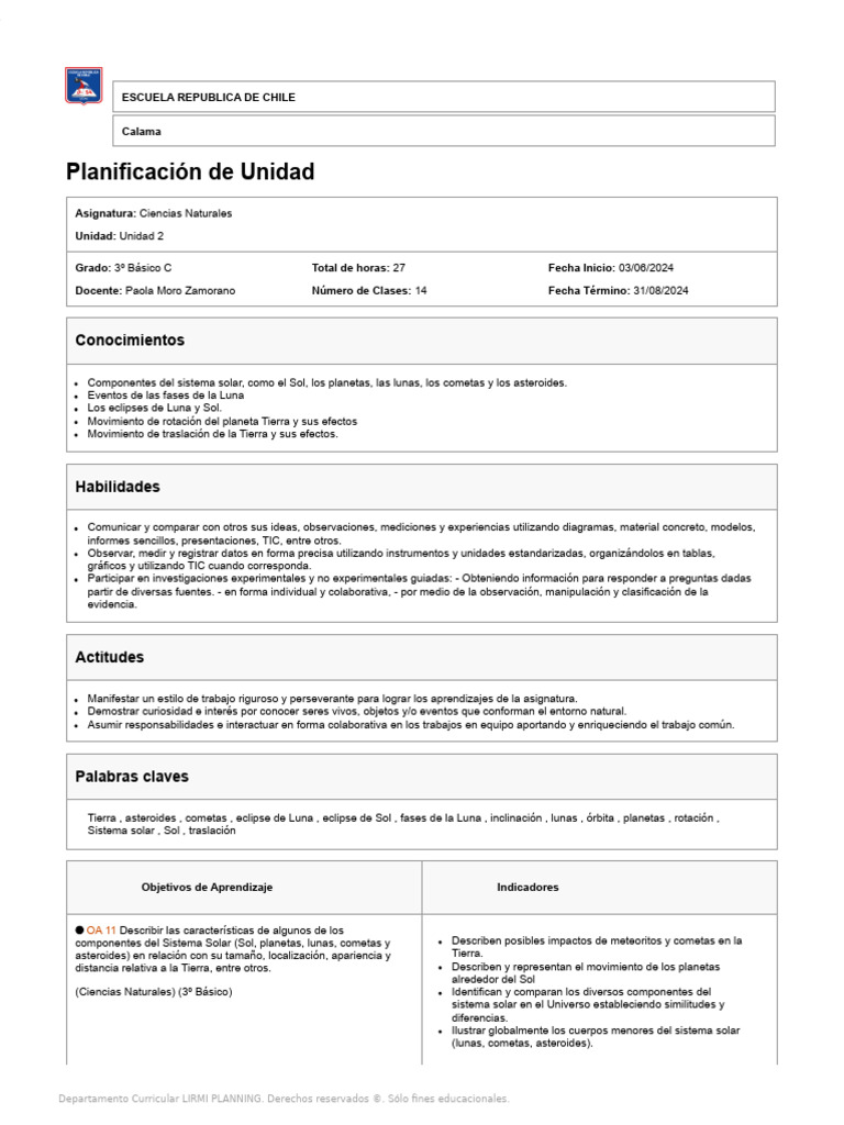Ciencias Naturales 3o Basico c Unidad 2 | PDF Ciencias Naturales 3o Basico c Unidad 2 | PDF