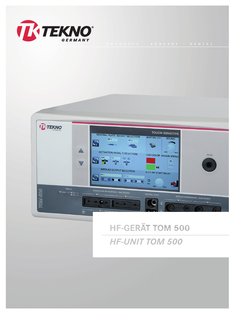 Cauterio TOM500 | PDF